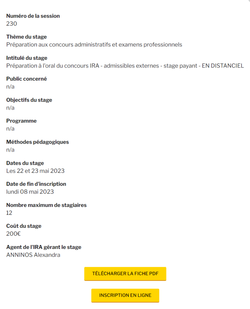 Inscription en ligne : mode d’emploi – Institut Régional d ...