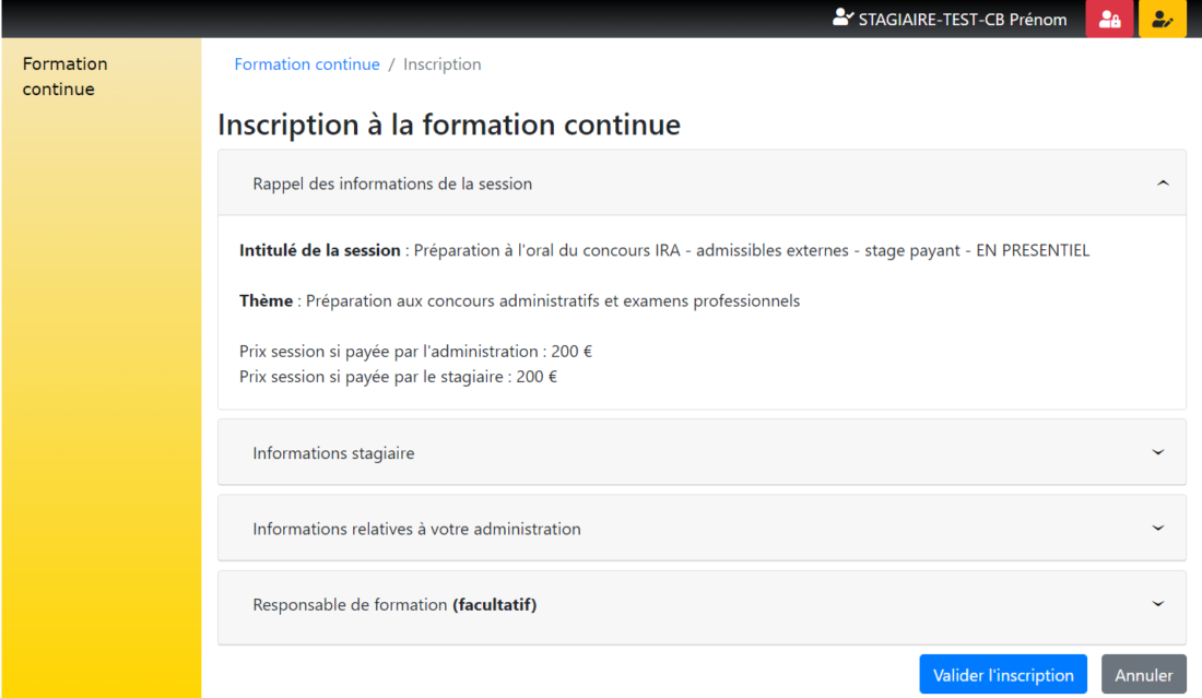 Inscription en ligne : mode d’emploi – Institut Régional d ...