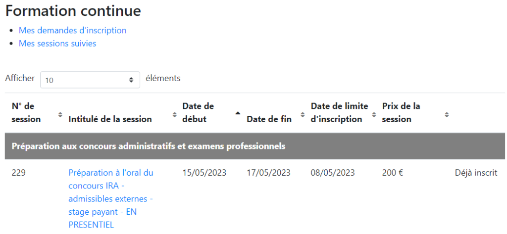 Inscription en ligne : mode d’emploi – Institut Régional d ...